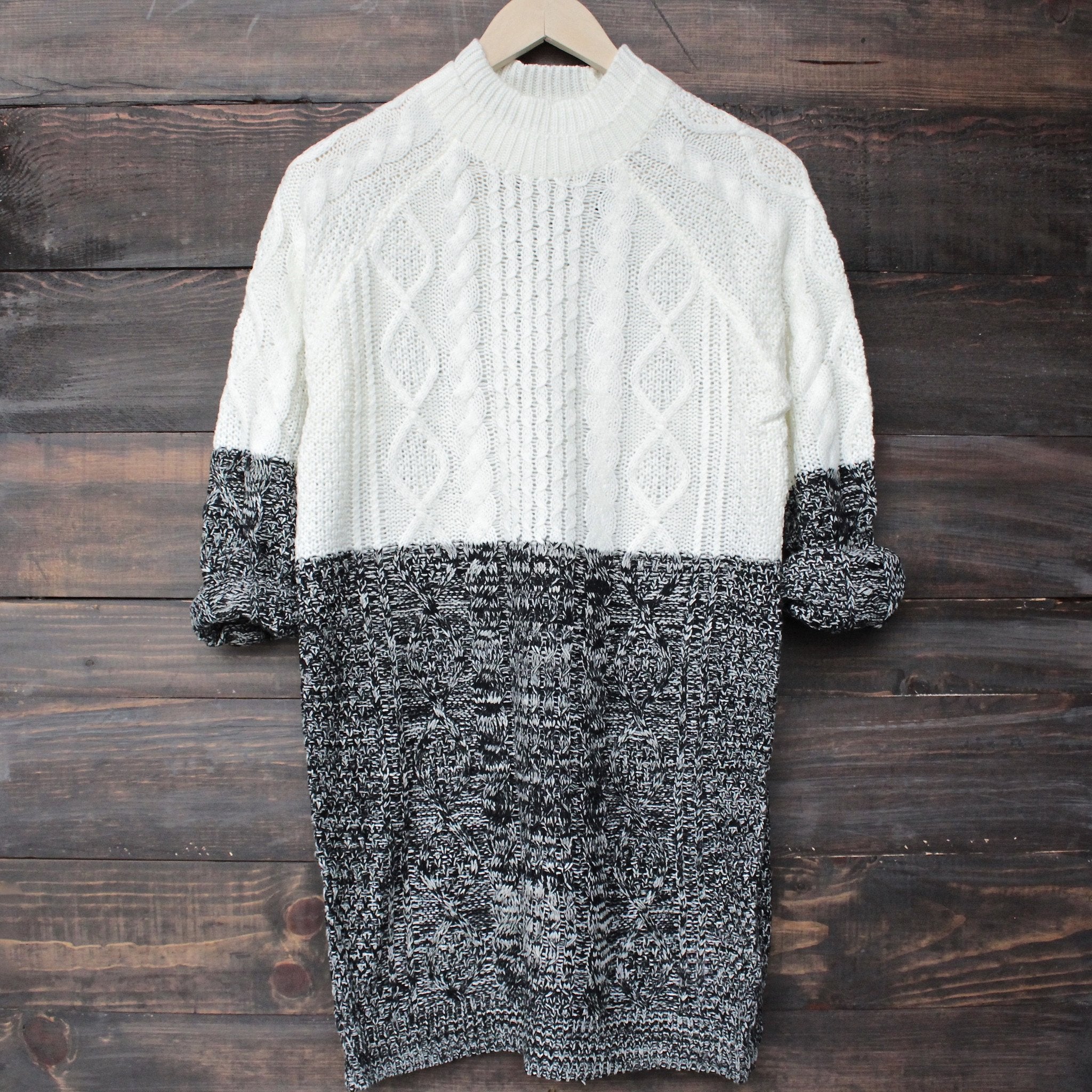 Final Sale - Minkpink - Two Faced Cable Knit Dress – Shop Hearts