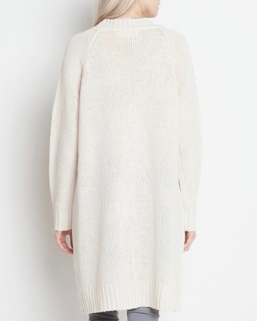 Dreamers - Longline Open Front Cardigan in Cream – Shop Hearts