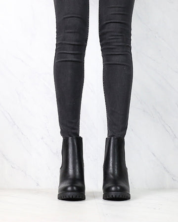 Chunky Heel Chelsea Booties - More Colors – Shop Hearts