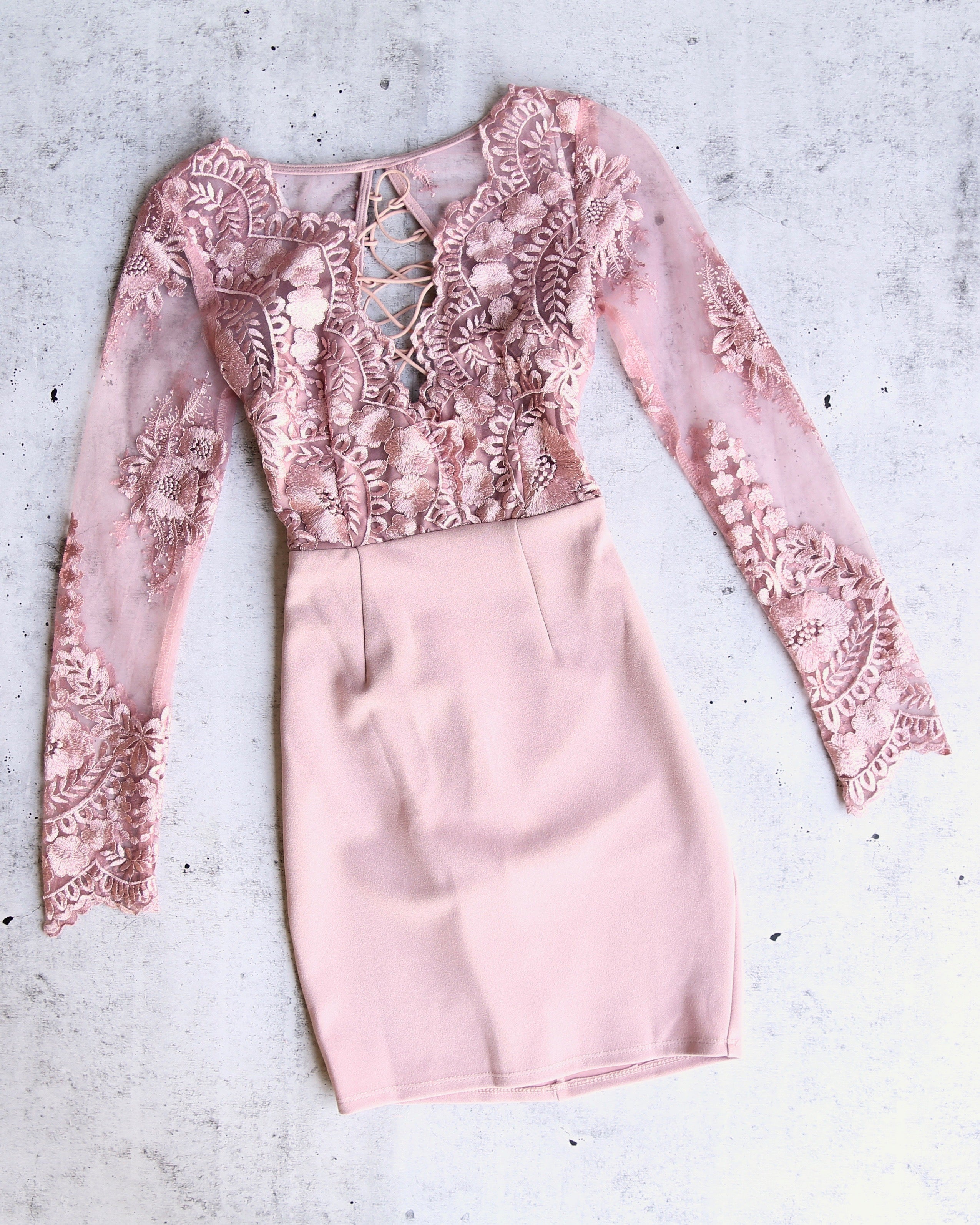 New Love Lace Up Back Bodycon Dress in More Colors – Shop Hearts