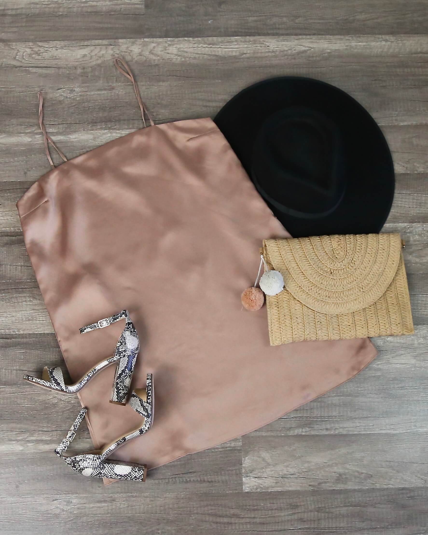 Kate Satin Shift Slip Dress in More Colors – Shop Hearts