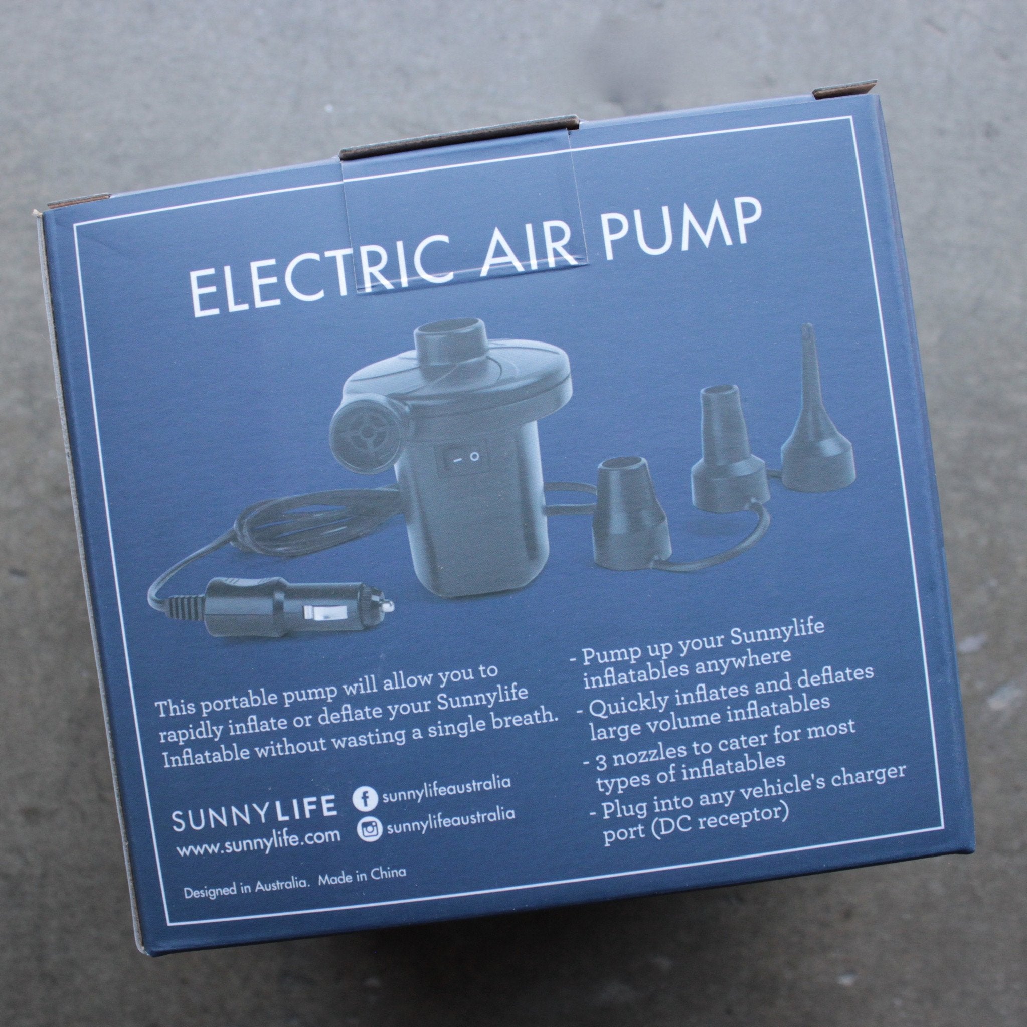 Sunnylife - Portable Electric Air Pump – Shop Hearts