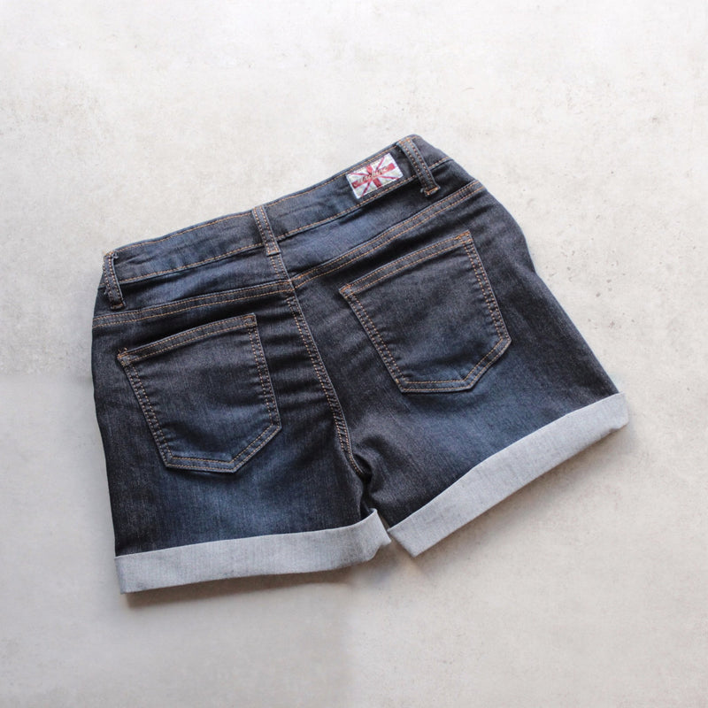 Rolled Up Denim Shorts – Shop Hearts