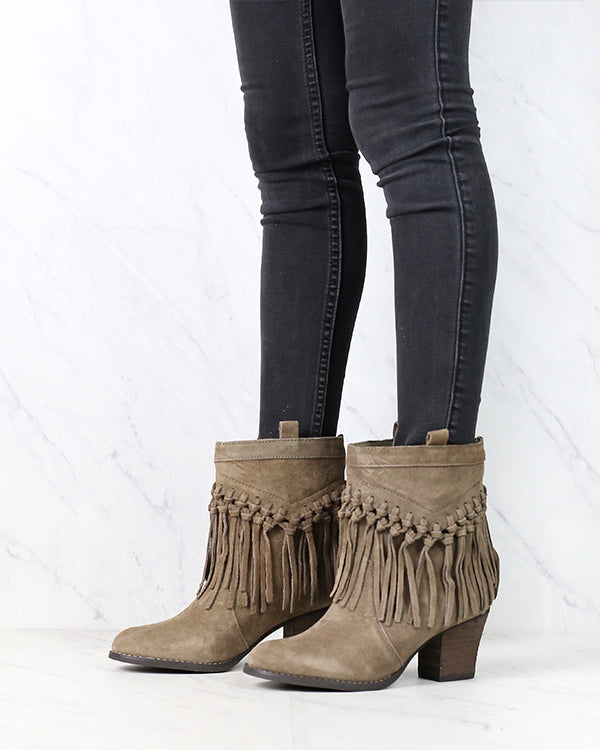 Sbicca - Sound Suede Leather Fringe Bootie in More Colors – Shop Hearts