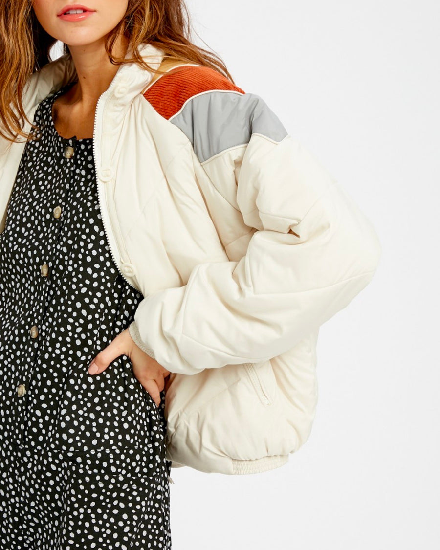 Turtle Neck Oversized Puffer Chevron Jacket - More Colors – Shop Hearts