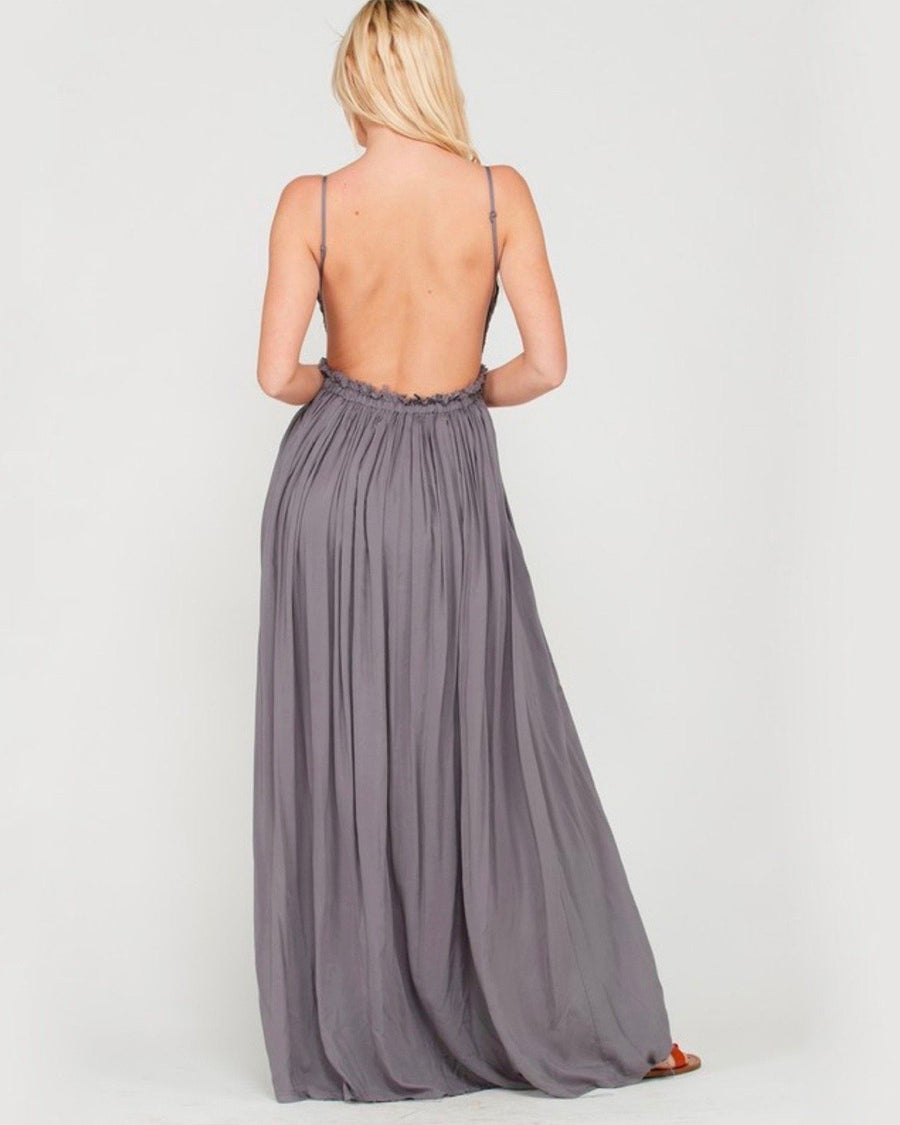 Open Back Crochet Maxi Dress in More Colors – Shop Hearts