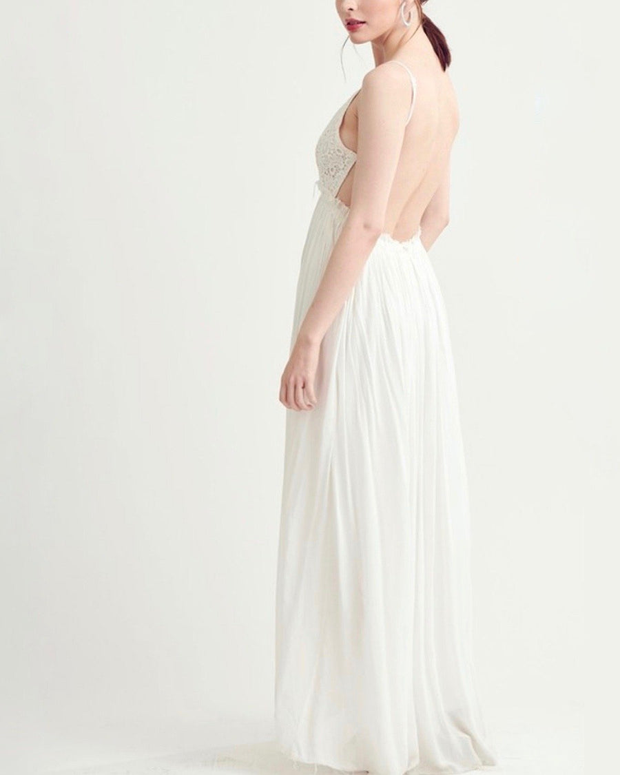 Open Back Crochet Maxi Dress in More Colors – Shop Hearts