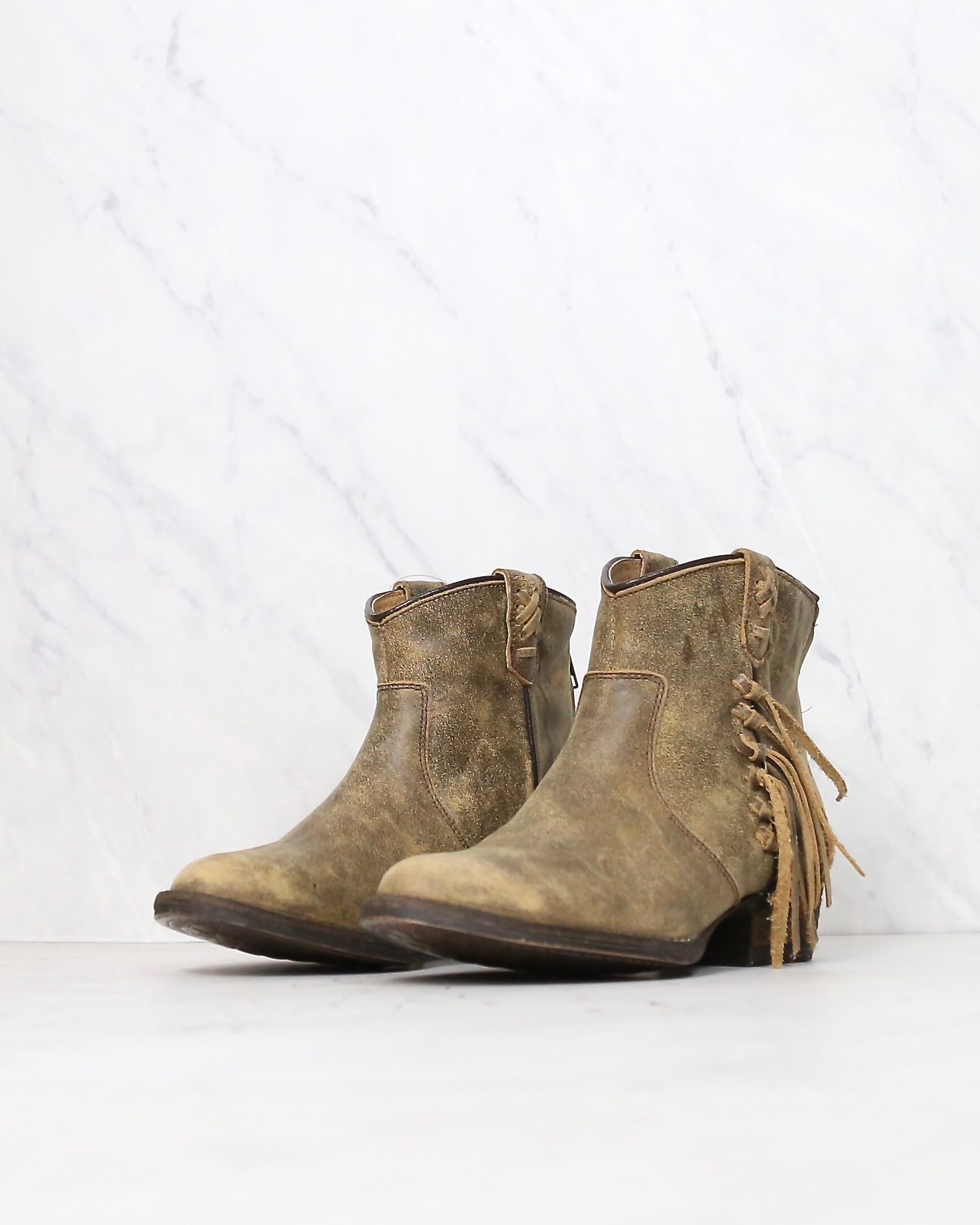 Very Volatile - Lookout Fringe Leather Booties in More Colors – Shop Hearts