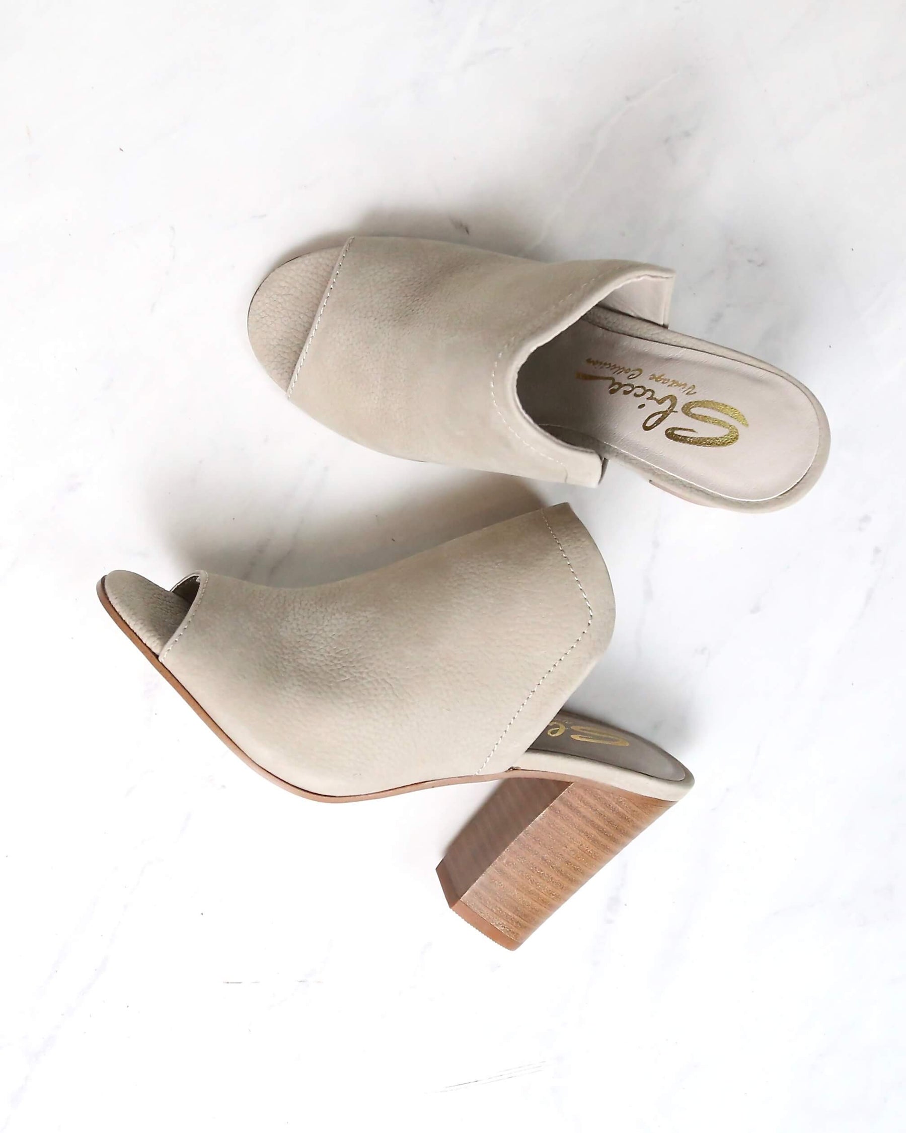 Sbicca - Lova Block-Heel Mules in Grey – Shop Hearts