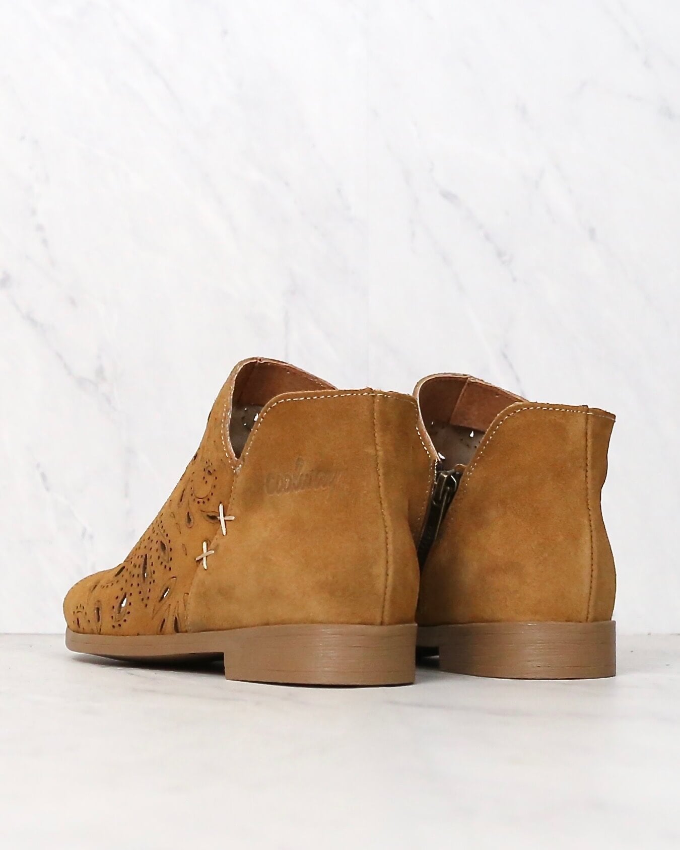 Coolway - Nelia Laser Cut Open Toe Bootie in More Colors – Shop Hearts