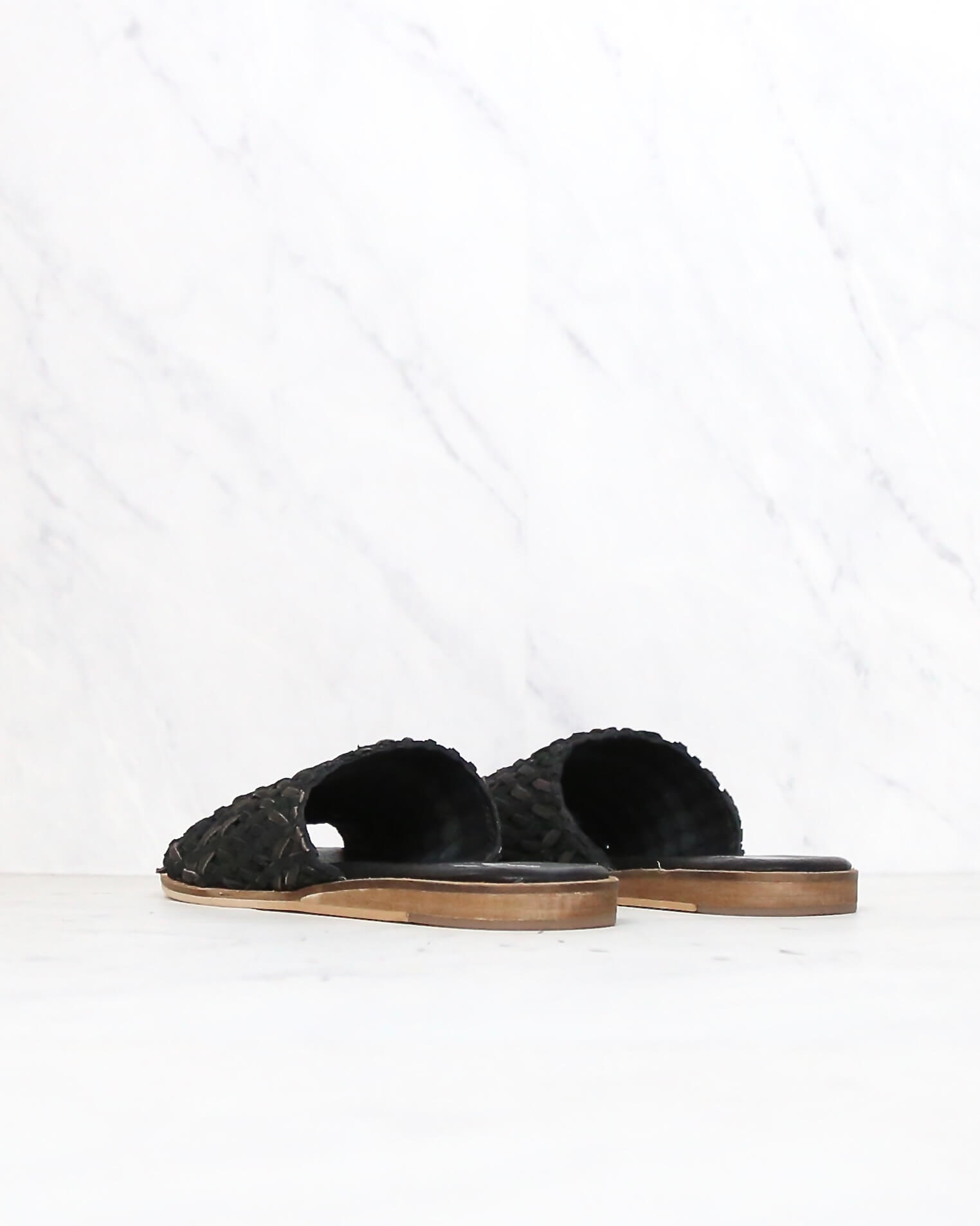 Sbicca - Nook Huarache Sandal Slippers in Black – Shop Hearts