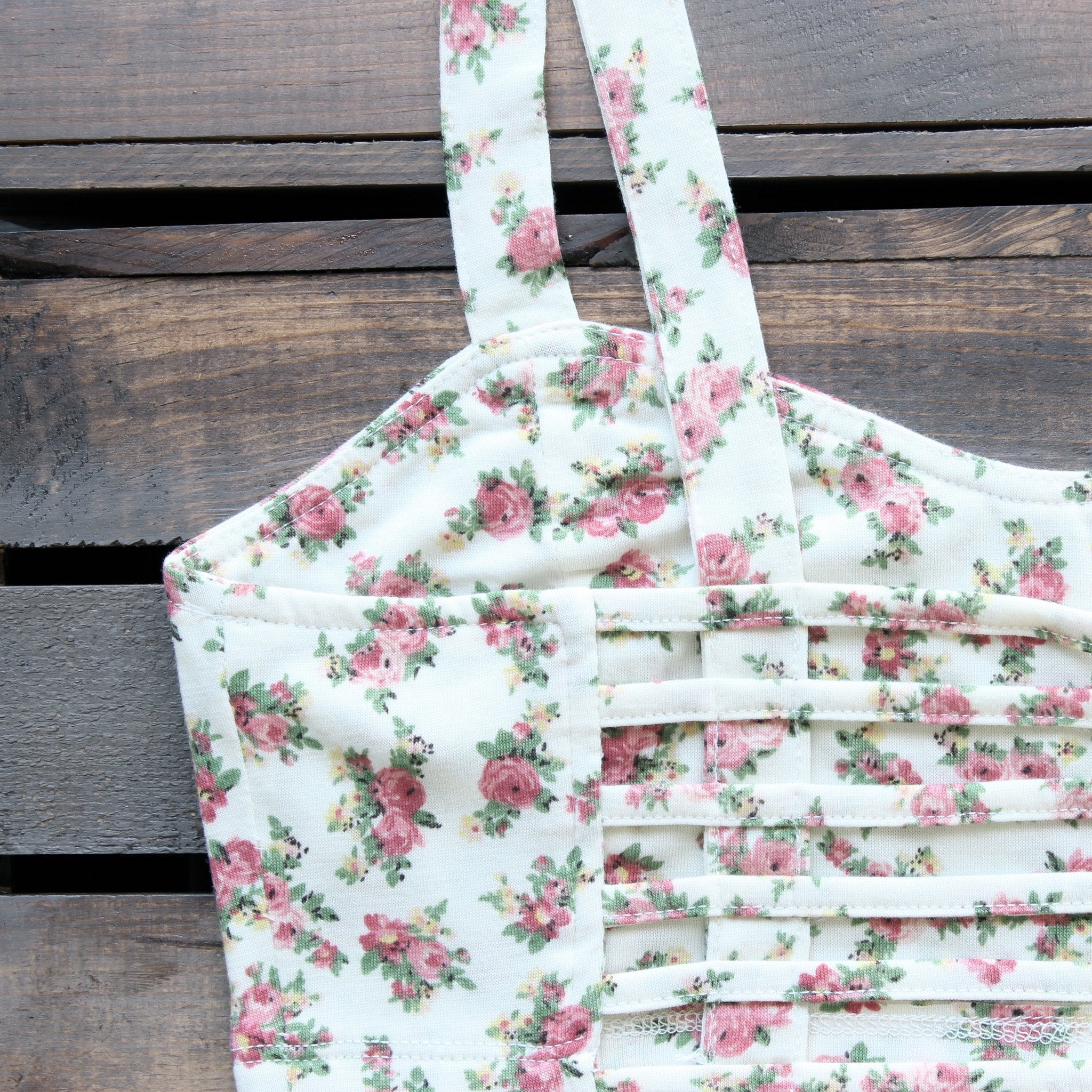 Floral Caged Bralette – Shop Hearts